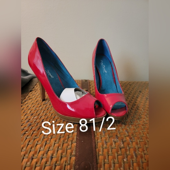 Anne Michelle | Shoes | Anne Michelle Red Heels | Poshmark